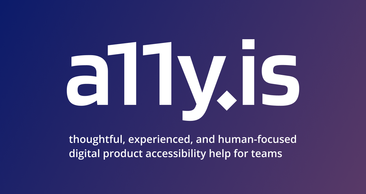 Fast, Simple, High Impact: DIY Accessibility Testing for Any Team | a11y.is